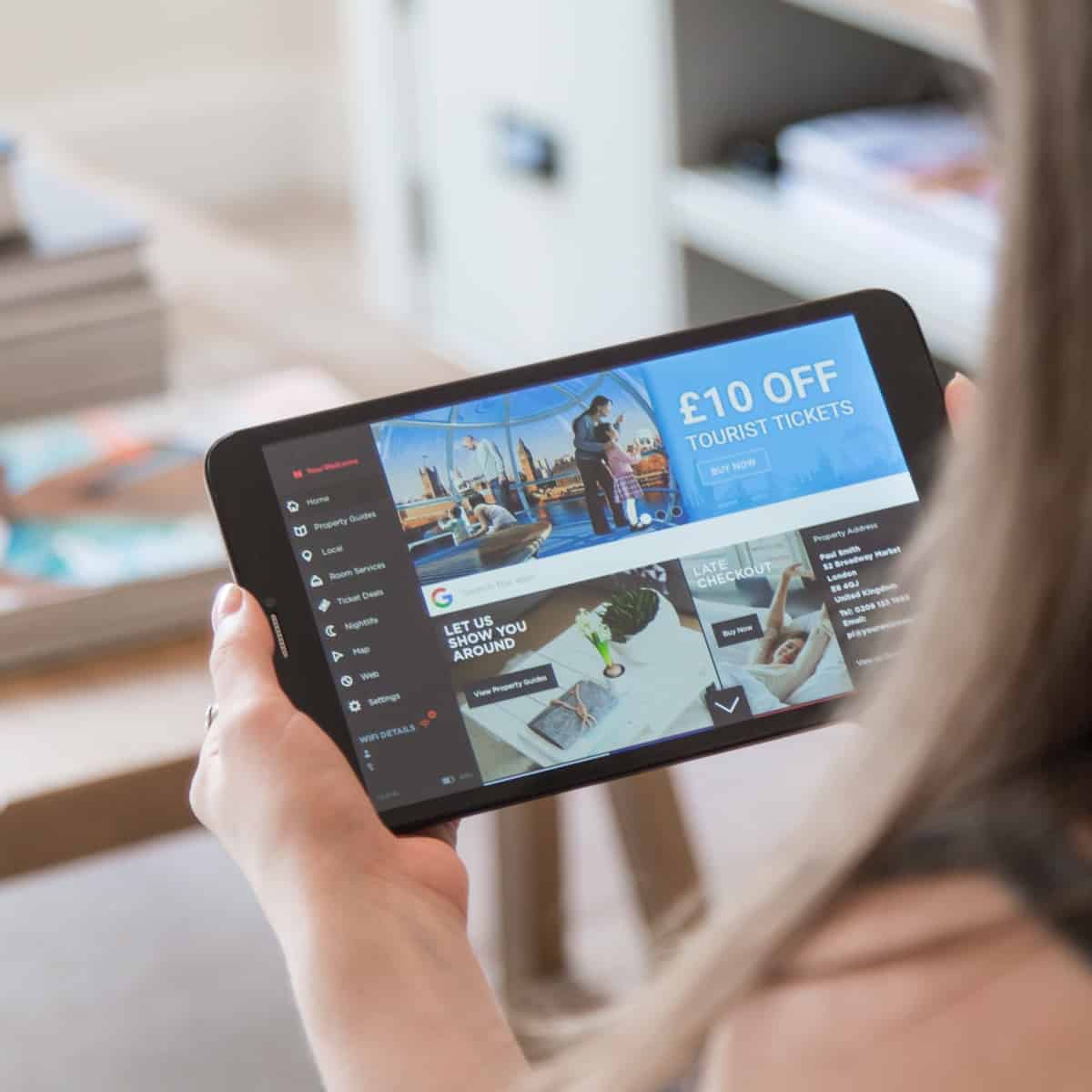 The tablet for Vacation Rental Properties | YourWelcome