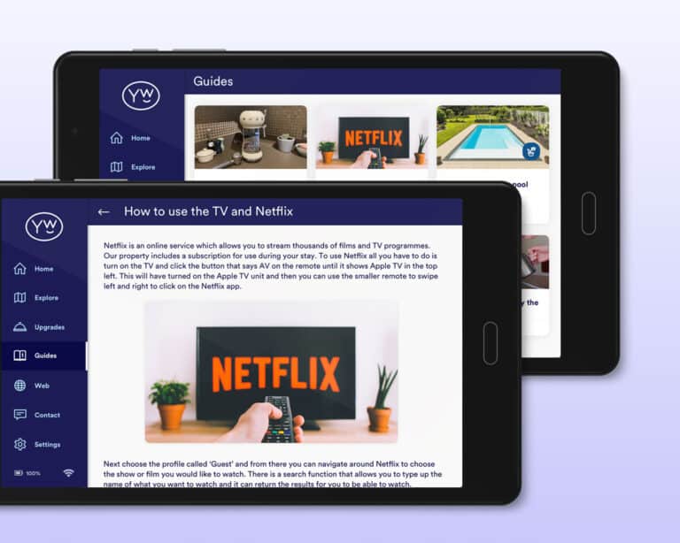 AI-powered guest tablets for vacation rentals - YourWelcome